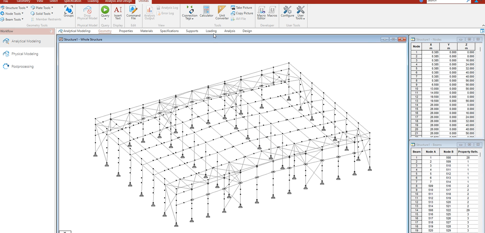 STAAD.Pro Input from Output : Recover Your STAAD File from the .ANL File
